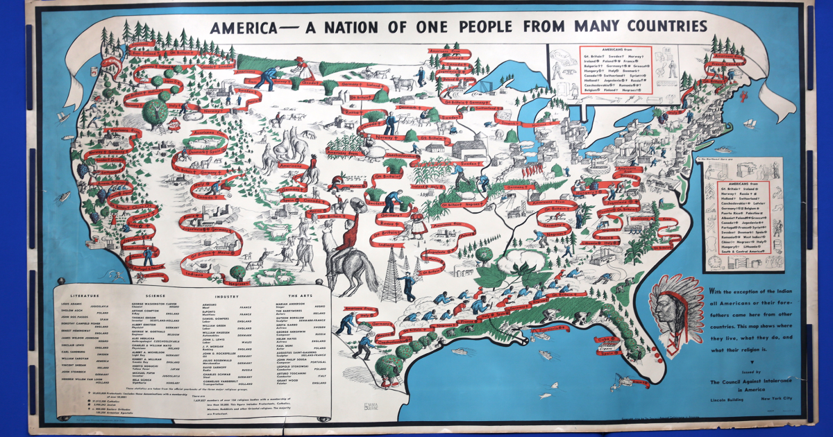 Watch Appraisal: 1940 Emma Bourne Pictorial Map | Antiques Roadshow ...