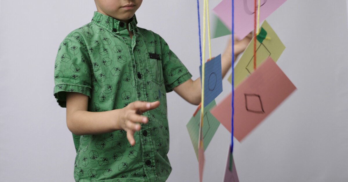 How to Learn Basic Shapes by Making a Shape Mobile | Early Childhood ...