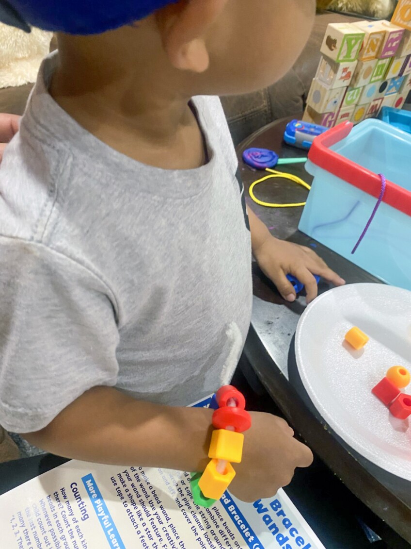 Make Bead Wands to Practice Sorting | Early Childhood | PBS SoCal