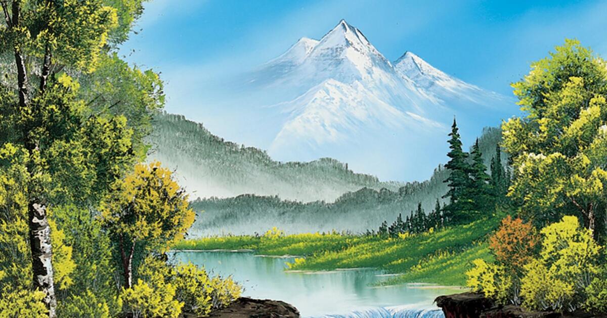 Watch Mountain Waterfall | The Best of the Joy of Painting with Bob ...